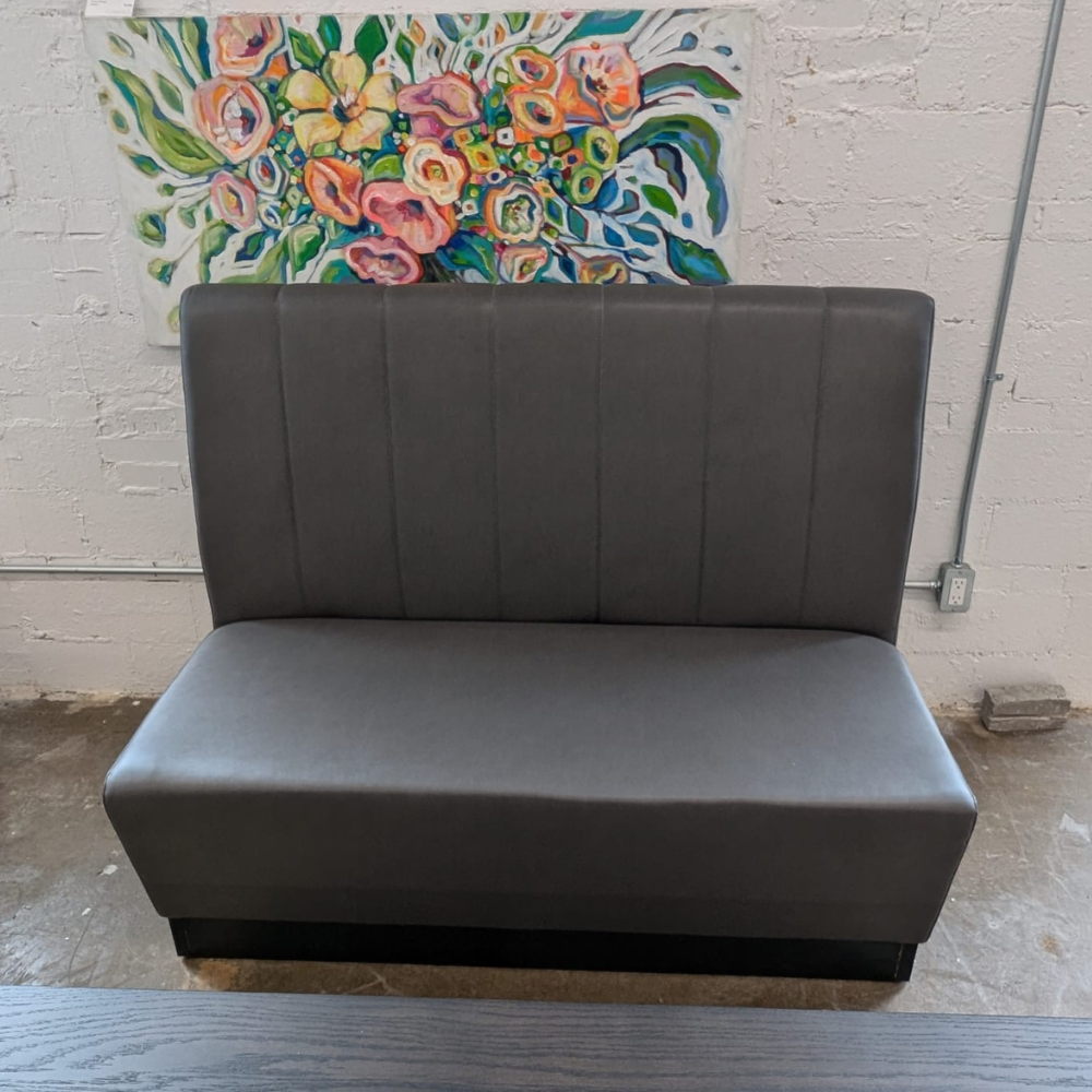 Channel Tufted Banquette - Floor Model