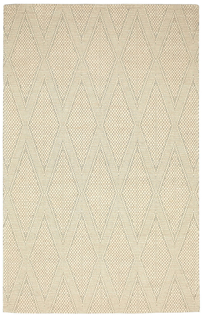 Chinook Handmade Wool Ivory Large Diamond Rug